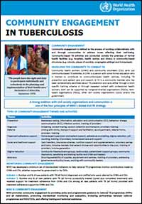 Community Engagement in Tuberculosis | HIV/AIDS Data Hub for the Asia ...