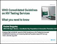 WHO Consolidated Guidelines on HIV Testing Services: What You Need to ...
